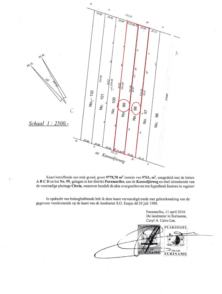 SuriGrond | Grond, perceel of woning te koop in Suriname